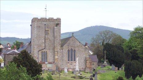Debt fears over medieval St Mary's Church, Rhuddlan - BBC News