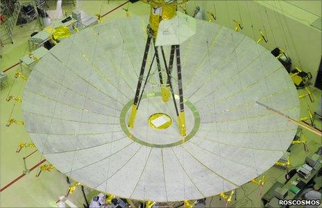 Giant space scope RadioAstron reaches orbit - BBC News