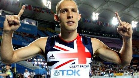 Hurdler Jack Green learning from training with Dai Greene - BBC Sport