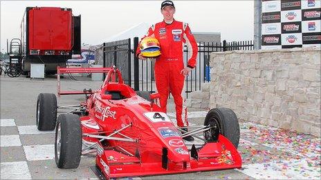 Wayne Boyd: Northern Ireland driver chases IndyCar dream - BBC News