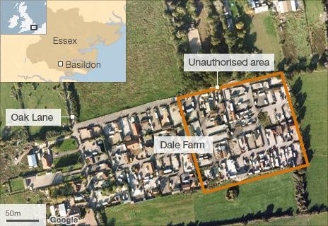 Dale Farm traveller site: Bailiffs urge end to obstruction - BBC News