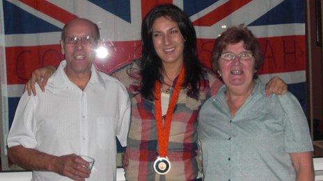 Sarah Stevenson hails her late mother's strength - BBC Sport