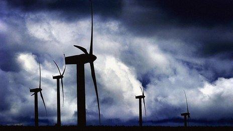 Protest held against SSE's Strathy South wind farm - BBC News
