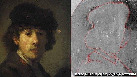 'Lost' Rembrandt self-portrait revealed - BBC News