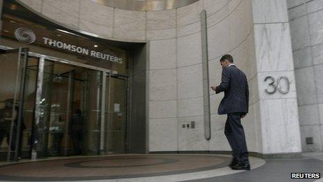 Thomson Reuters aims for first place in the data race - BBC News