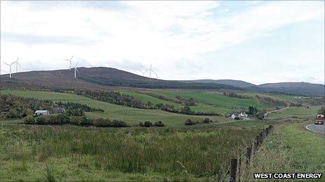Daviot Wind Farm near Inverness to 'benefit' education - BBC News