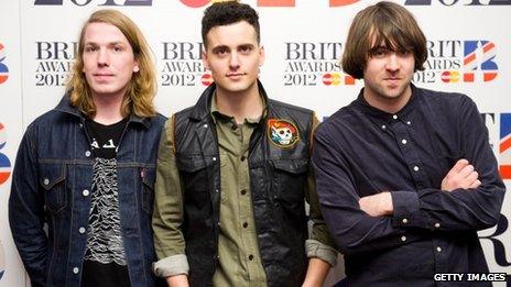 The Vaccines defend guitar bands at Brit nominations - BBC News