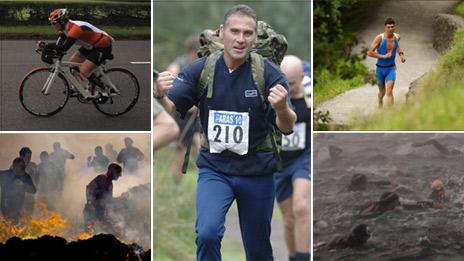 From marathons to mud running - BBC News