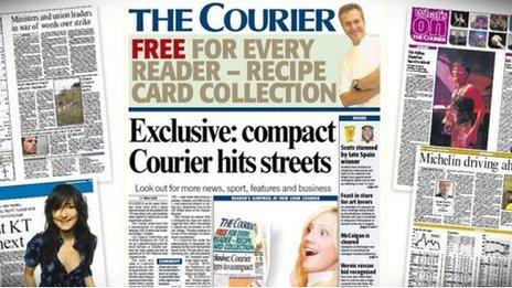The Courier introduces website subscription paywall - BBC News