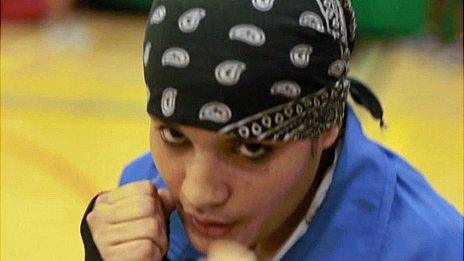 London 2012: Teenage Afghan female boxer bids for Olympics place - BBC ...