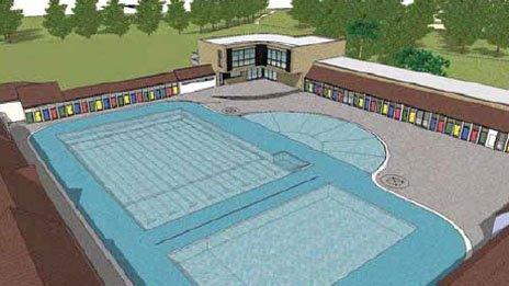 Pontypridd lido plan 'will bring visitors to town' - BBC News