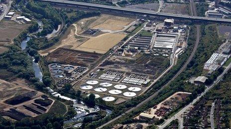 Blackburn Meadows water works get £78m upgrade - BBC News