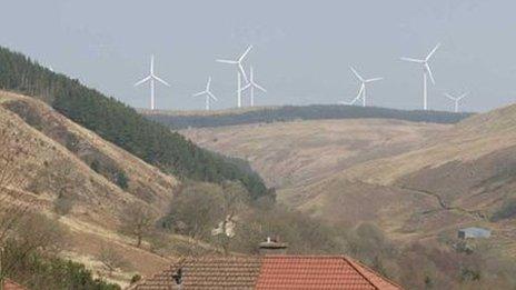 Pen-Y-Cymoedd onshore wind farm generates its first power - BBC News