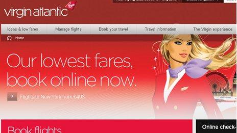 Virgin Atlantic allows in-flight calls - six at a time - BBC News