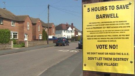 Concerns over Barwell new build infrastructure - BBC News