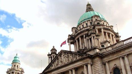 Views sought on Union flag at Belfast City Council properties - BBC News