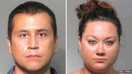 George Zimmerman 'asked wife to transfer cash' - BBC News
