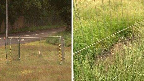 Mystery holes appear in County Down village of Shrigley - BBC News