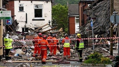 Oldham explosion: 'We are the lucky ones' - BBC News