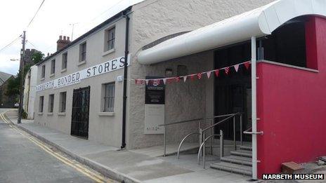 Narberth Museum reopens nine years on in Bonded Stores - BBC News