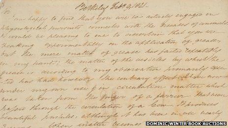 Edward Jenner museum considers loan request for letter - BBC News