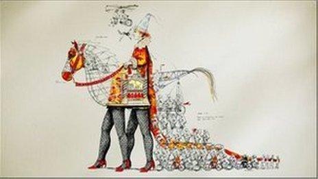 Giant Lady Godiva puppet to join Platinum Jubilee procession - BBC News