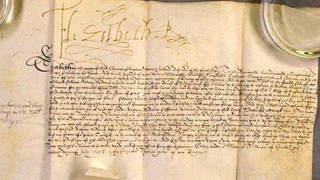 Cromwell and royal letters to stay in Northamptonshire - BBC News