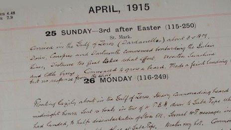 Diary clues to grandfather's last days - BBC News