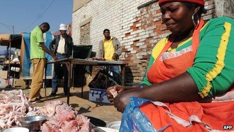 Could chicken row threaten Brazil-South Africa friendship? - BBC News
