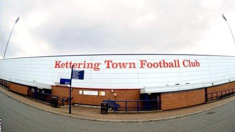 Kettering Town to play a 'home' league game at Corby - BBC Sport