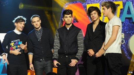 One Direction win MTV best UK/Ireland act ahead of EMAs - BBC News