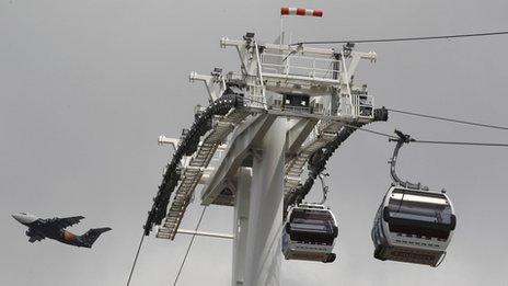London cable car to be sponsored by technology firm IFS - BBC News