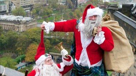 Edinburgh Christmas celebrations 'bigger than ever' - BBC News