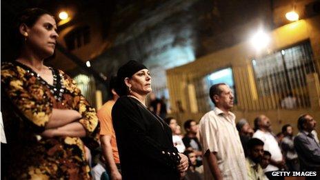 Copts face change with faith in new pope - BBC News