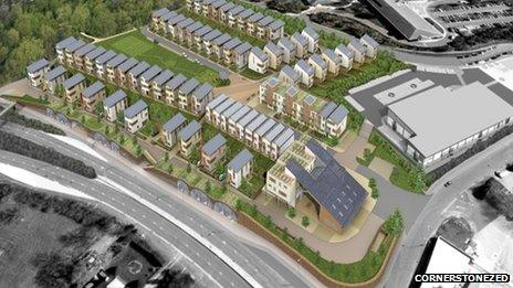 Bickleigh Down 'eco village' plans approved for Plymouth - BBC News