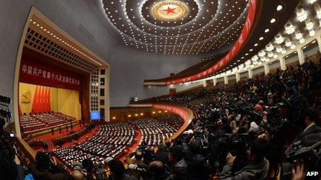 China's Great Hall of the People - minus the people - BBC News