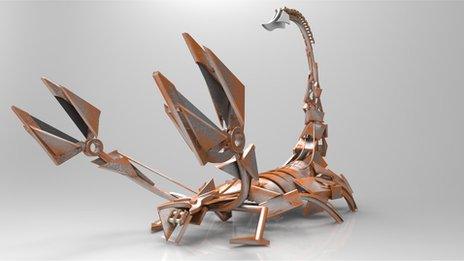 Sheffield Forgemasters to get giant scorpion sculpture - BBC News
