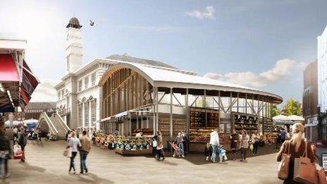 Leicester Market traders to move out of historic stalls - BBC News
