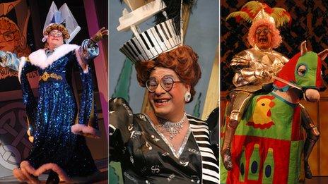 There's nothing like a panto dame - BBC News