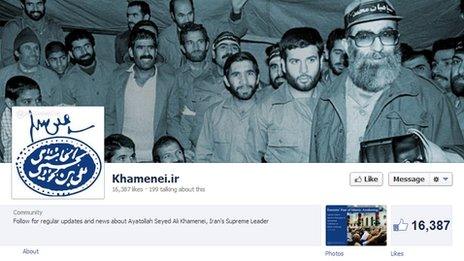 Iran's supreme leader 'likes' Facebook despite ban - BBC News