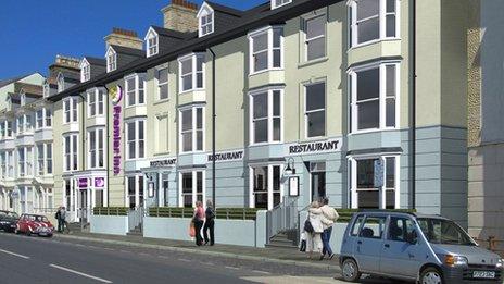 New jobs in renovation of rundown Aberystwyth Bay Hotel - BBC News