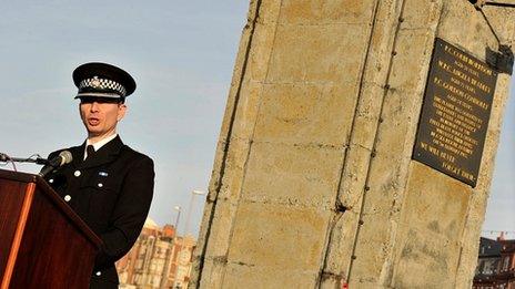 Blackpool police drowning deaths remembered on 40th anniversary - BBC News