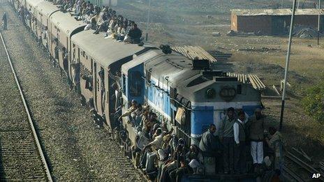 Indian raises train fares for all passengers - BBC News