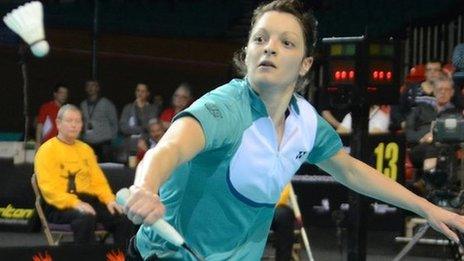 National Badminton: Sarah Walker wary of being 'target' - BBC Sport