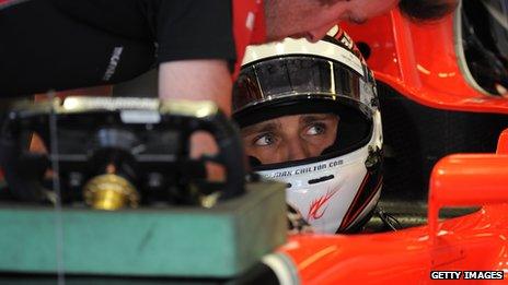 21-year-old Max Chilton says he's 'ready' for F1 debut - BBC News
