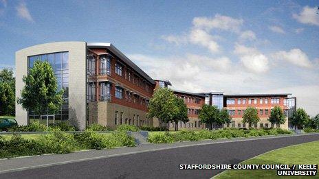 Keele University Science and Business Park's new centre revealed - BBC News