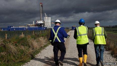 Fracking 'not significant' cause of large earthquakes - BBC News