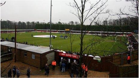 Cambridge City football stadium at Sawston backed by planners - BBC News