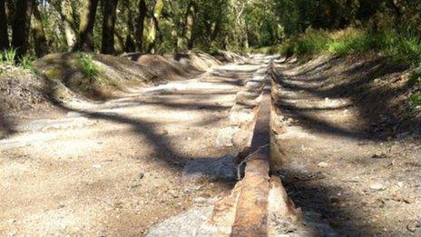 Carmears Tramway restoration project opened in Cornwall - BBC News