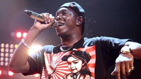 Rapper Dizzee Rascal unveils new single called H-Town - BBC News